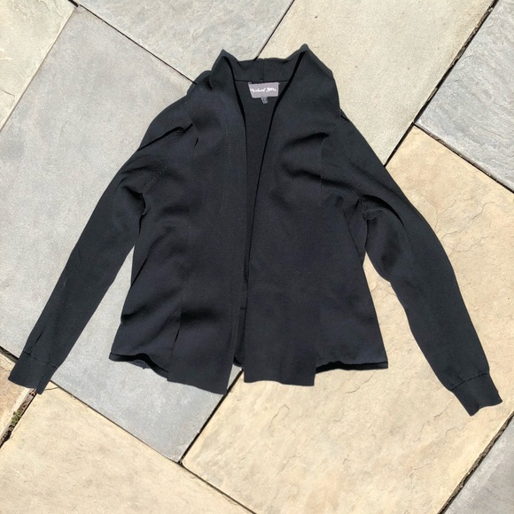 Michael Stars | Sweaters | Michael Stars Black Cardigan Wrap Sweater ...